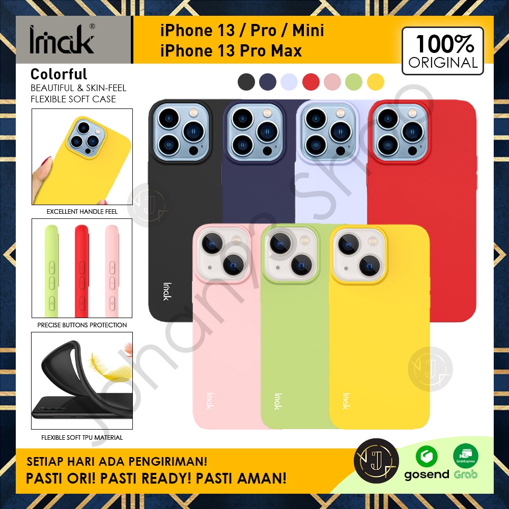 Jual IMAK Colorful Case iPhone 13 / Pro / Max / Mini Soft TPU Case UC-2 ...