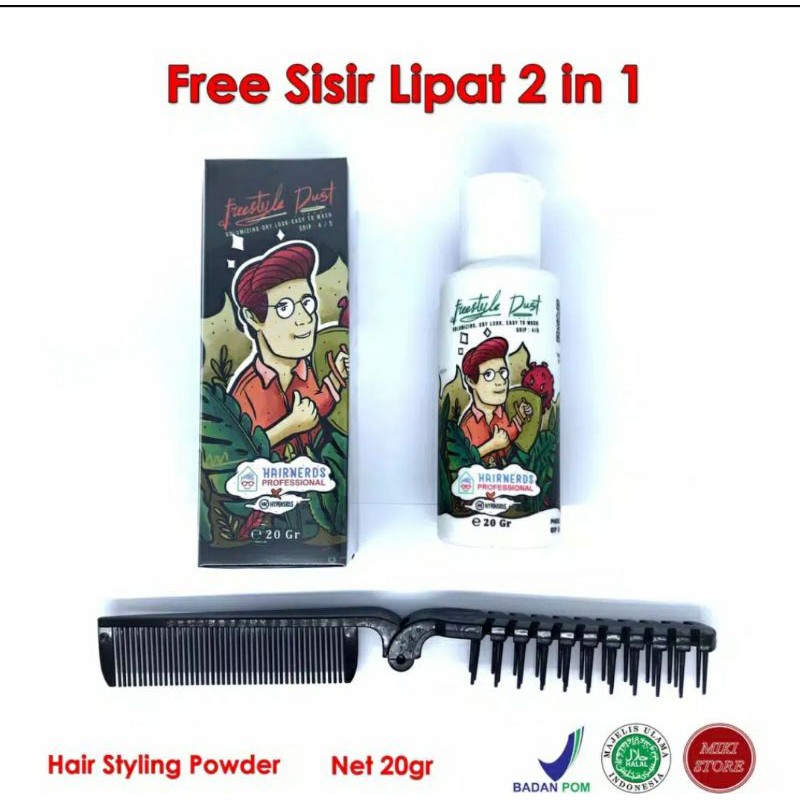 Jual HAIRNERDS PROFESSIONAL HAIR STYLING POWDER VOLUMIZING & DRY LOOK ...