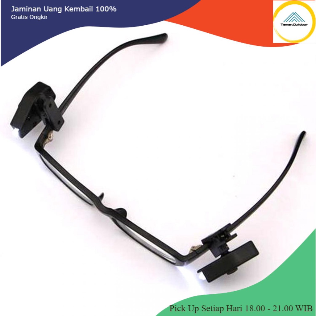 Jual KC5-2 TaffLED Lampu Baca LED Klip Kacamata Glasses Light 1Pcs ...