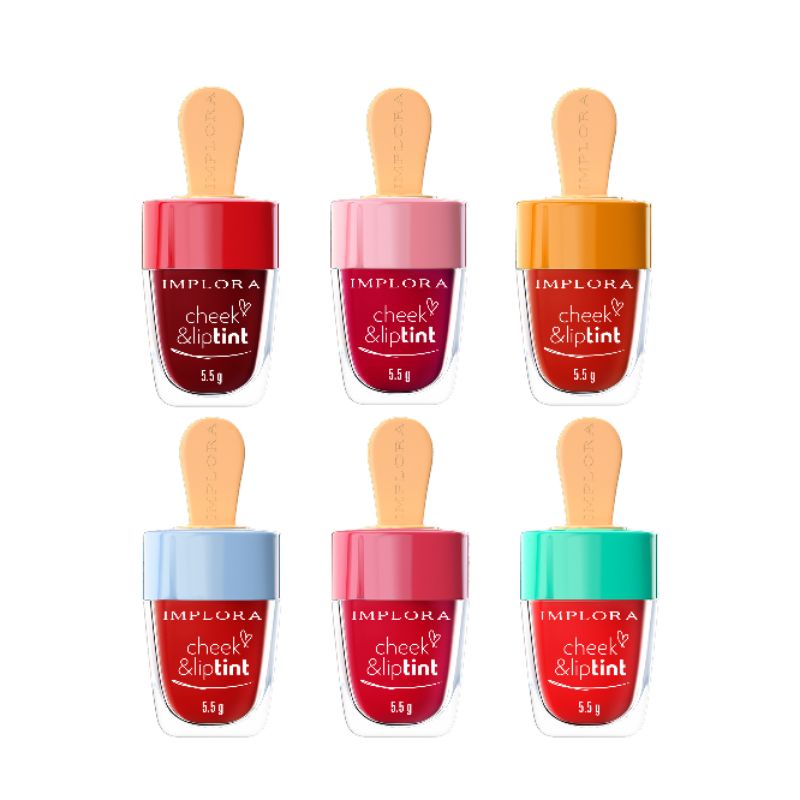 Jual Implora Cheeck and Lip Tint Pumpkin/Cranberry/Red Wine/Candy Apple ...