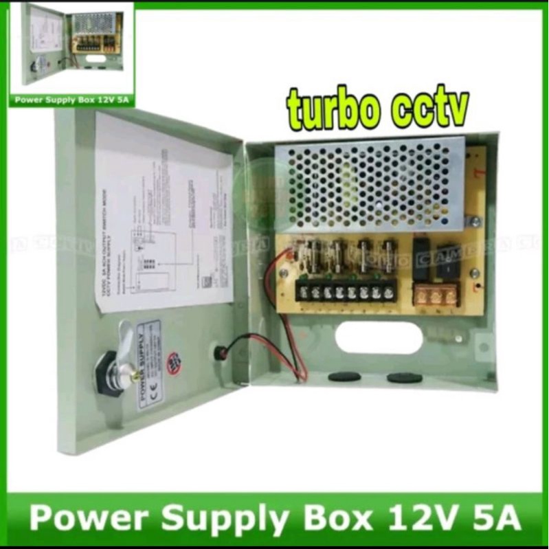 Jual PSU Power Supply Box CCTV 12V 5A | Shopee Indonesia