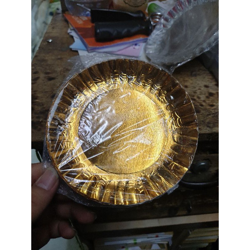 Jual Piring Kue Ulang Tahun Kertas | Piring Warna Emas & Silver ekonomis isi 10pcs | Shopee ...