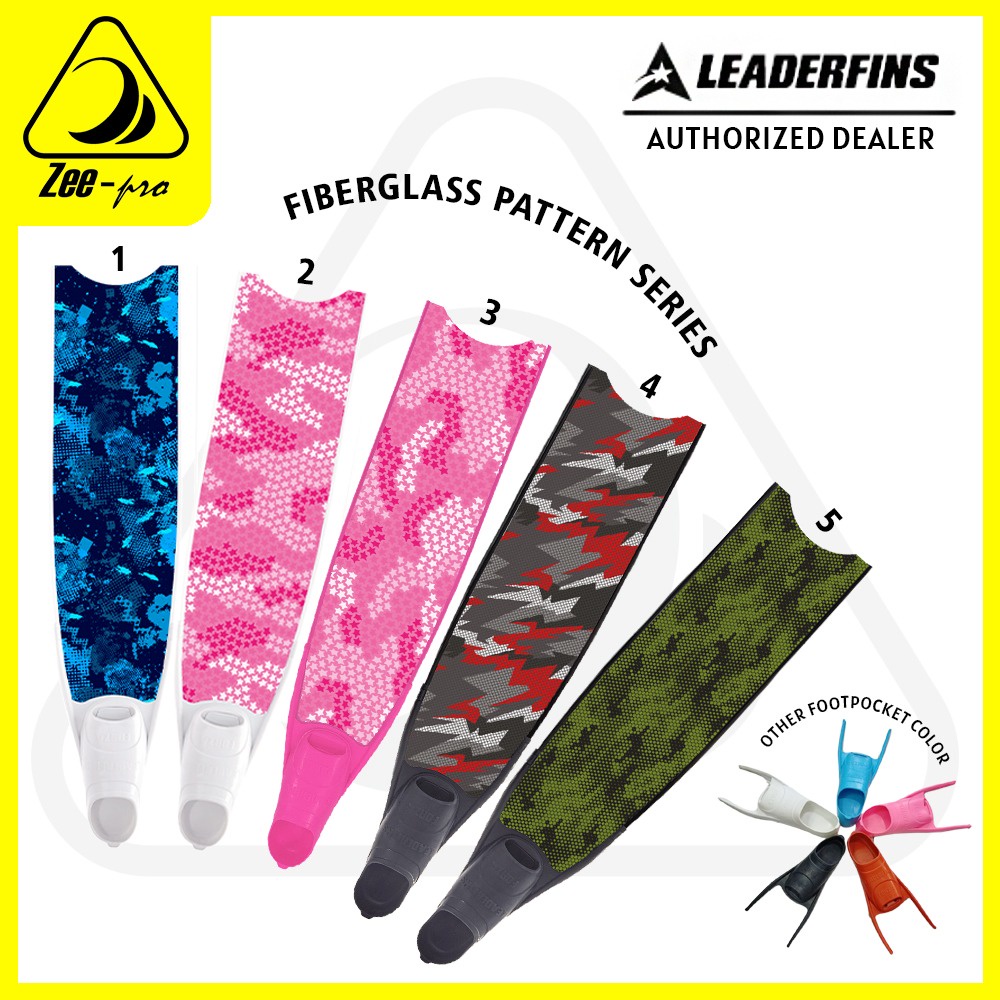 Jual Long fin Leaderfins Fiberglass Epoxy Cells Green Freediving ...