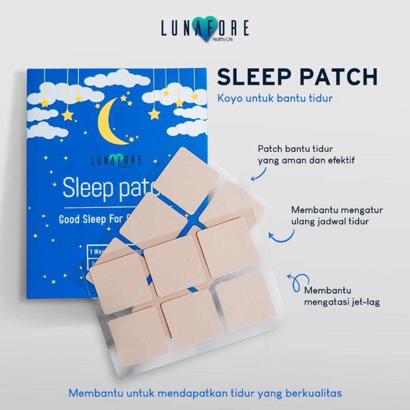 Jual Lunafore Sleep Patch Koyo Sticker Sleeping Patch Bantu Tidur ...
