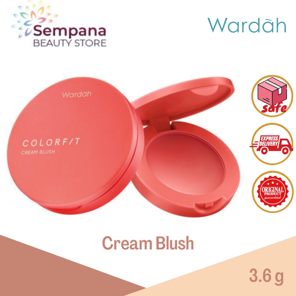 Jual Wardah Colorfit Cream Blush 3 g | Blush On | Shopee Indonesia