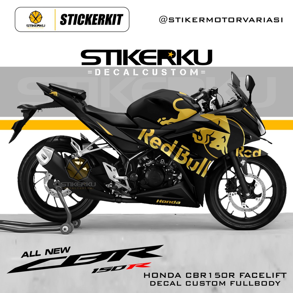 Jual DECAL CBR150R FACELIFT / DECAL CBR 15OR / DECAL CBR 150R NEW ...
