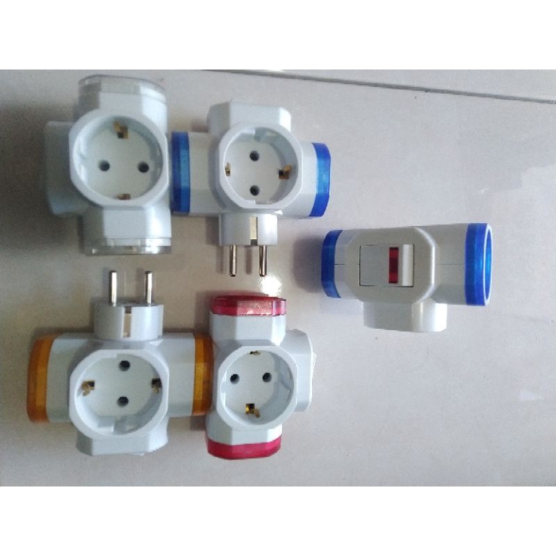 Jual Steker Listrik T Arde switch on - off. Staker dilengkapi lampu ...