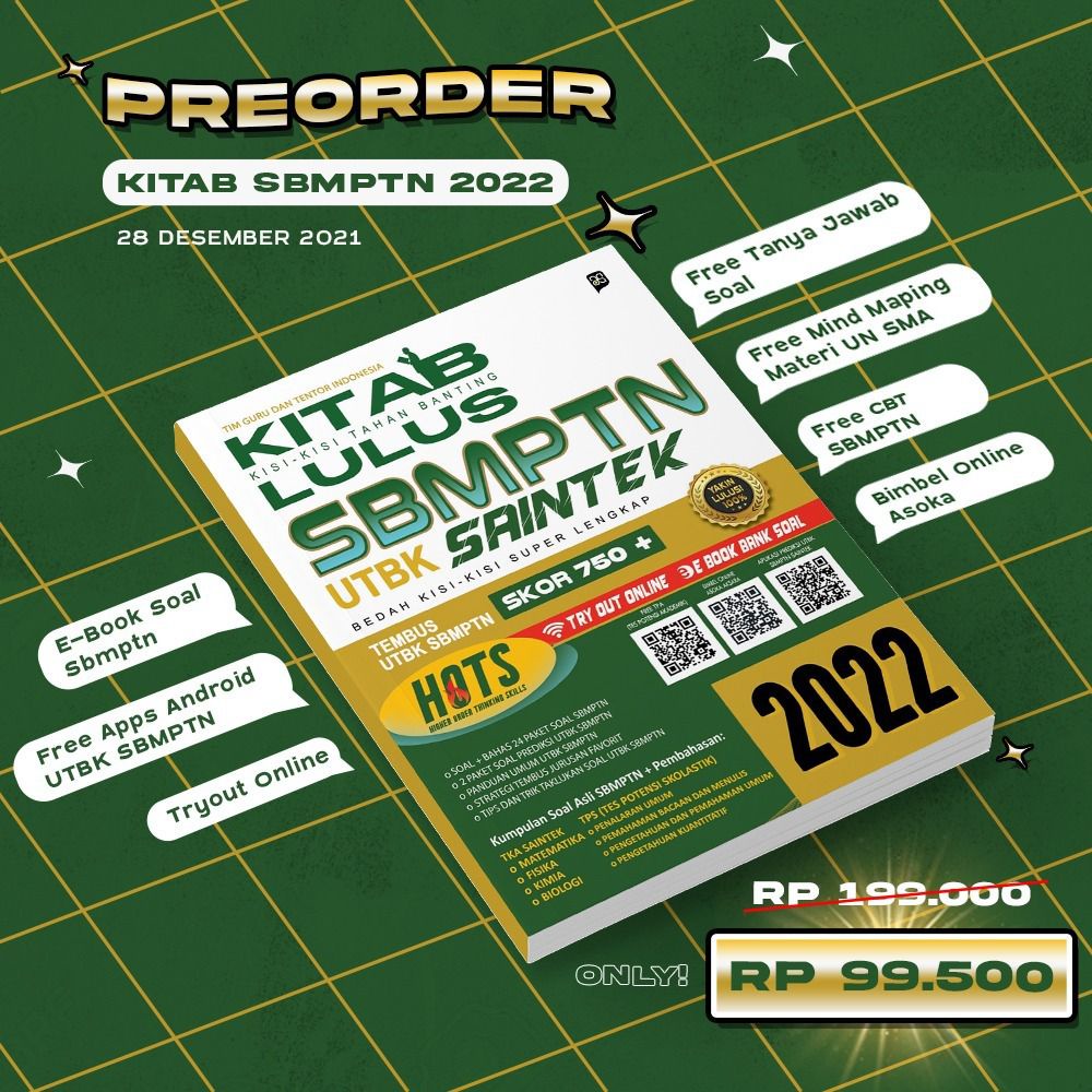 Jual Kitab Lulus Utbk SBMPTN 2022 - Tim Guru Dan Tentor Indonesia ...