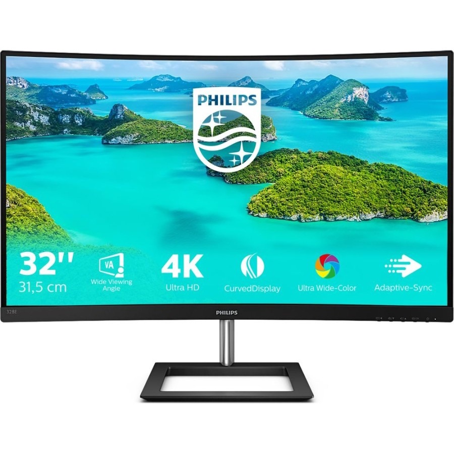 Jual Monitor PHILIPS 32" 328E1CA Curved 4K 3840 x 2160 W-LED Speaker ...