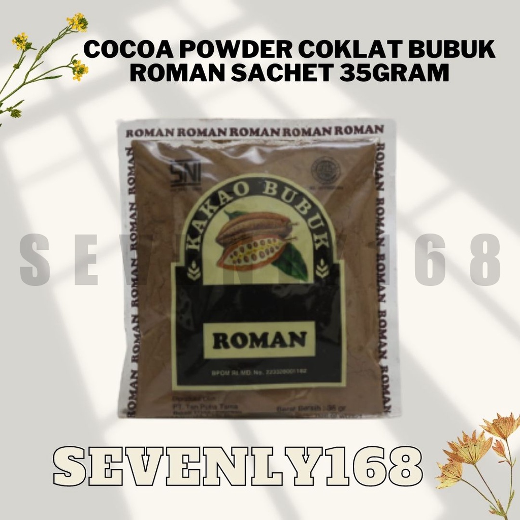 Jual Cocoa powder coklat bubuk roman sachet 35gram / Kakao bubuk Roman ...