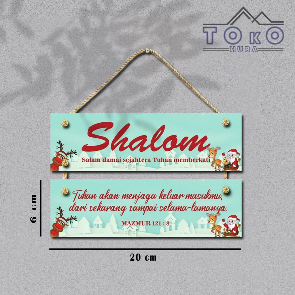 Jual Ucapan Kristen Shalom / Syalom Di Pintu Rumah | Shopee Indonesia