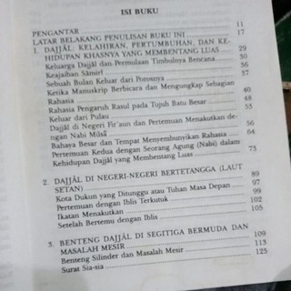 Jual BUKU BEKAS Dajjal Akan Muncul Dari Segitiga Bermuda - Muhammad Isa ...