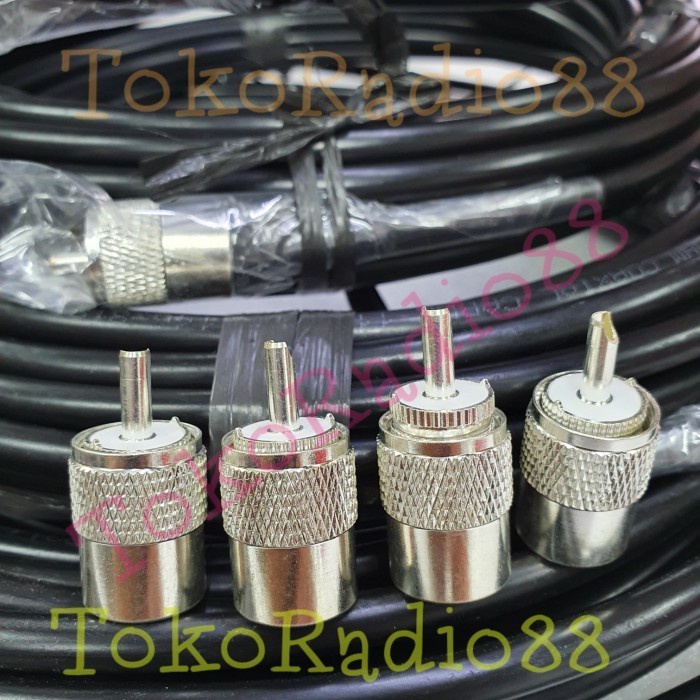 Jual Cable RG6 20 meter paket dengan Connector Perak Terpasang Rapih. | Shopee Indonesia