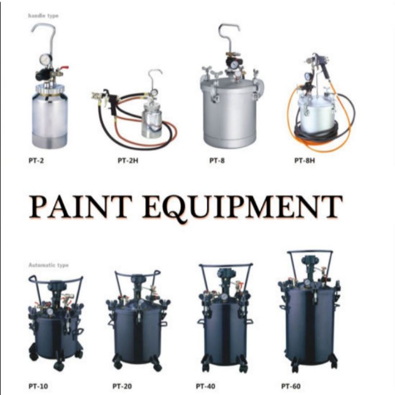 Jual ALAT PENGADUK CAT_PAINT tank PT_5L paint pot pressure Tank 5 liter ...