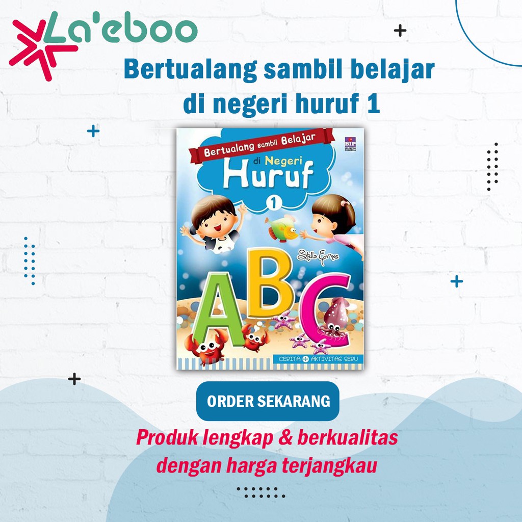 Jual Buku Bertualang Sambil Belajar di Negeri Huruf 1 | Buku Edukasi Anak Belajar Huruf | Shopee ...