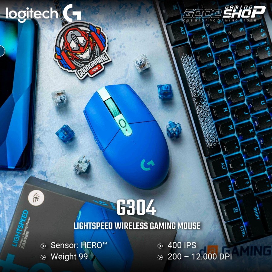 Jual Logitech G304 / G-304 Wireless - Gaming Mouse | Shopee Indonesia
