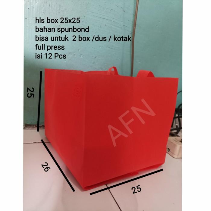 Jual Goodiebag Tas Hls Box 25X25 Tas Spunbond Tas Hajatan Tas Box Nasi ...