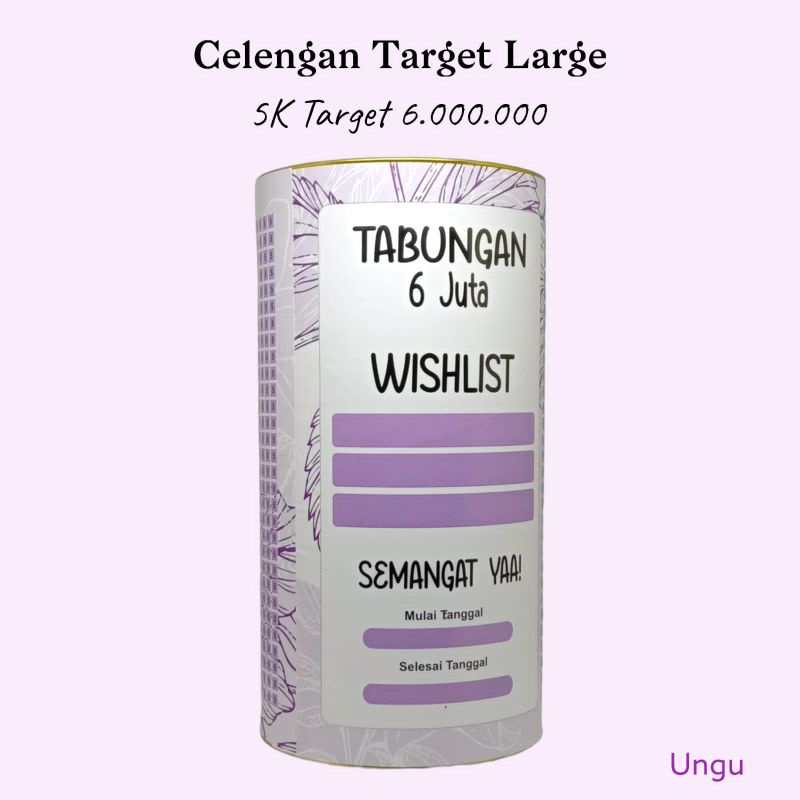 Jual Celengan Target Jumbo Murah 5k Target 6jt Tabungan Target Viral ...