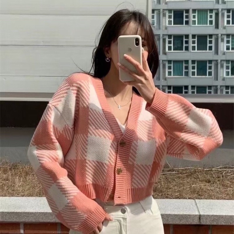 Jual ZARA CARDI BOLERO CROP OVERSIZE KOREAN STYLE CARDIGAN CROP KNIT RAJUT TEBAL IMPORT WANITA ...