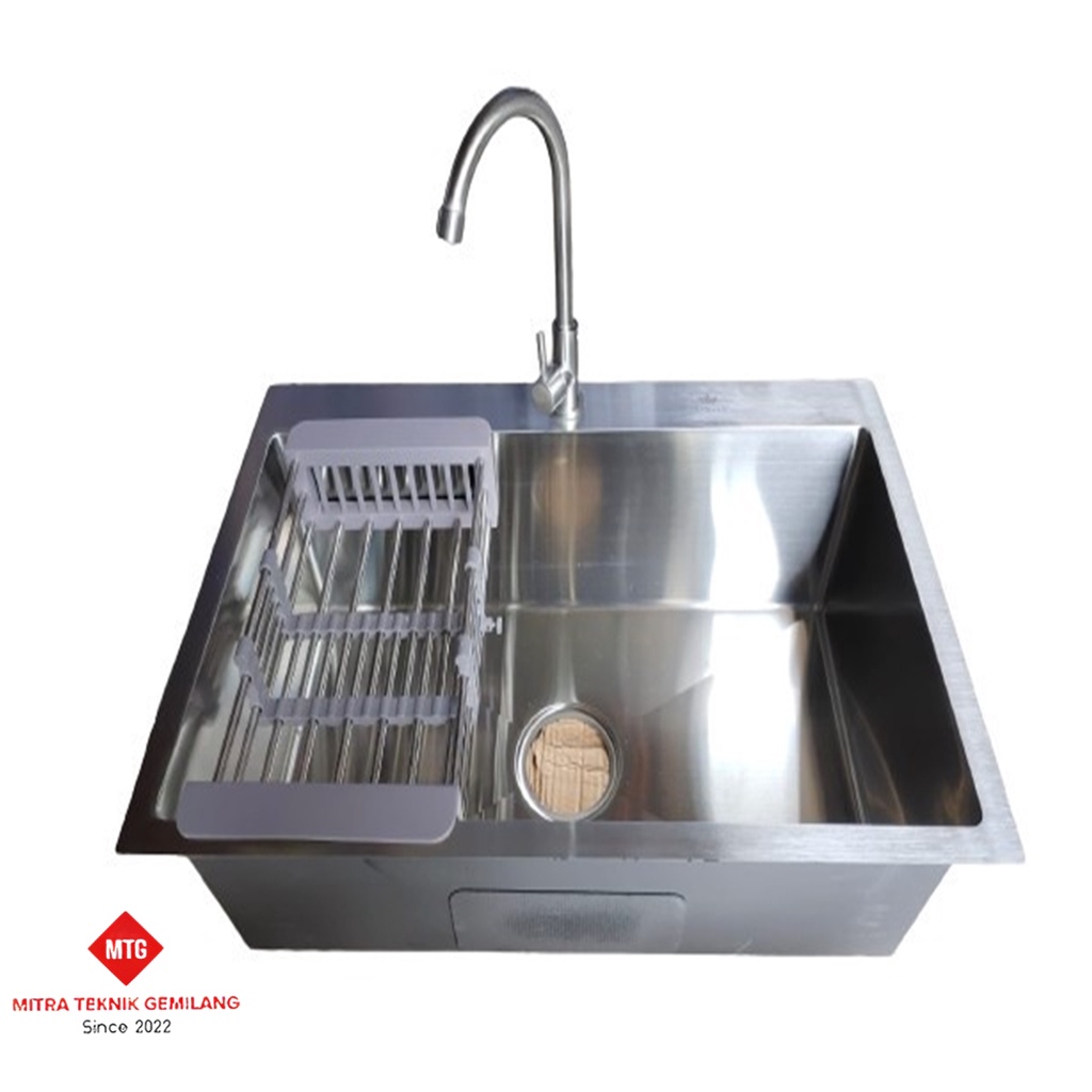 Jual Wastafel KINGCO Kitchen Sink Bak Cuci Piring Stainless 1 Lubang ...