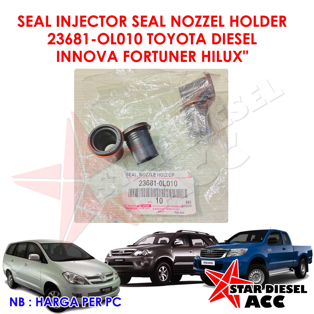 Jual TOYOTA INNOVA SEAL BADAN INJECTOR TOYOTA FORTUNER OIL SEAL ATAS ...