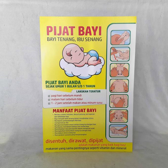 Jual Poster Pijat Bayi TERLENGKAP | Shopee Indonesia