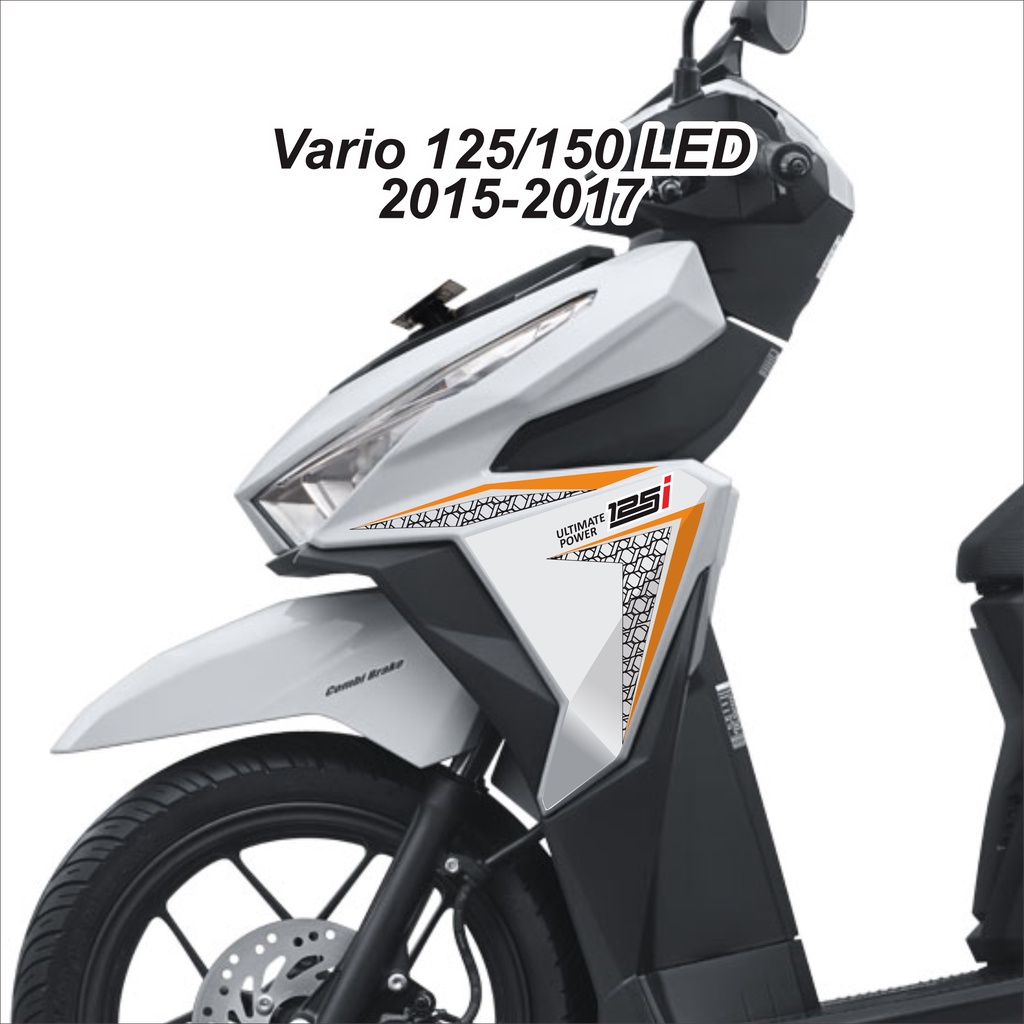 Jual Stiker Striping Transparan Tranparan Vario 125 Led 2015 2016 2017 Grafis Garis Simple Keren ...