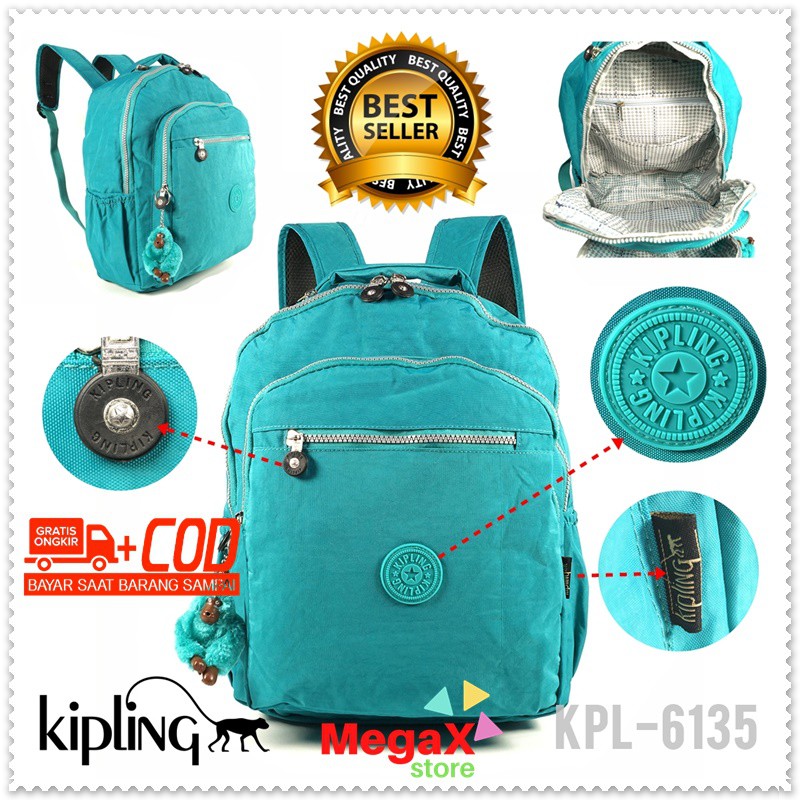 Jual TAS KIPLING RANSEL ATAU TAS KIPLING WANITA UKURAN SEDANG BISA MUAT ...