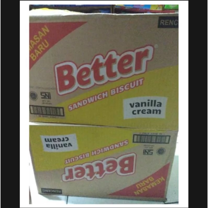 Jual Biskuit Roma Better Sandwich Biskuit Renceng- 1 Dus isi 18 Renceng ...