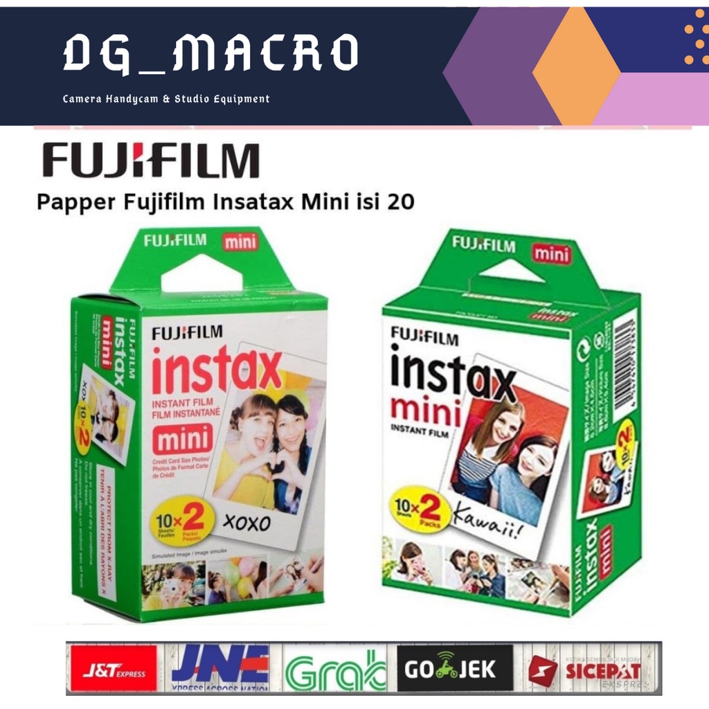 Jual PAPER INSTAX MINI ISI 20 SHEETS | Shopee Indonesia