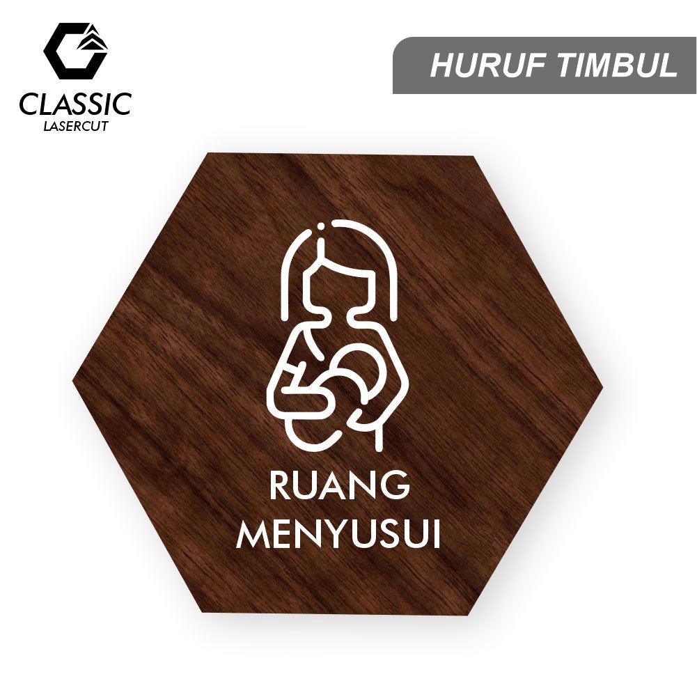 Jual Sign Board Ruang Menyusui / Penanda Ruangan Menyusui / Sign Wooden ...