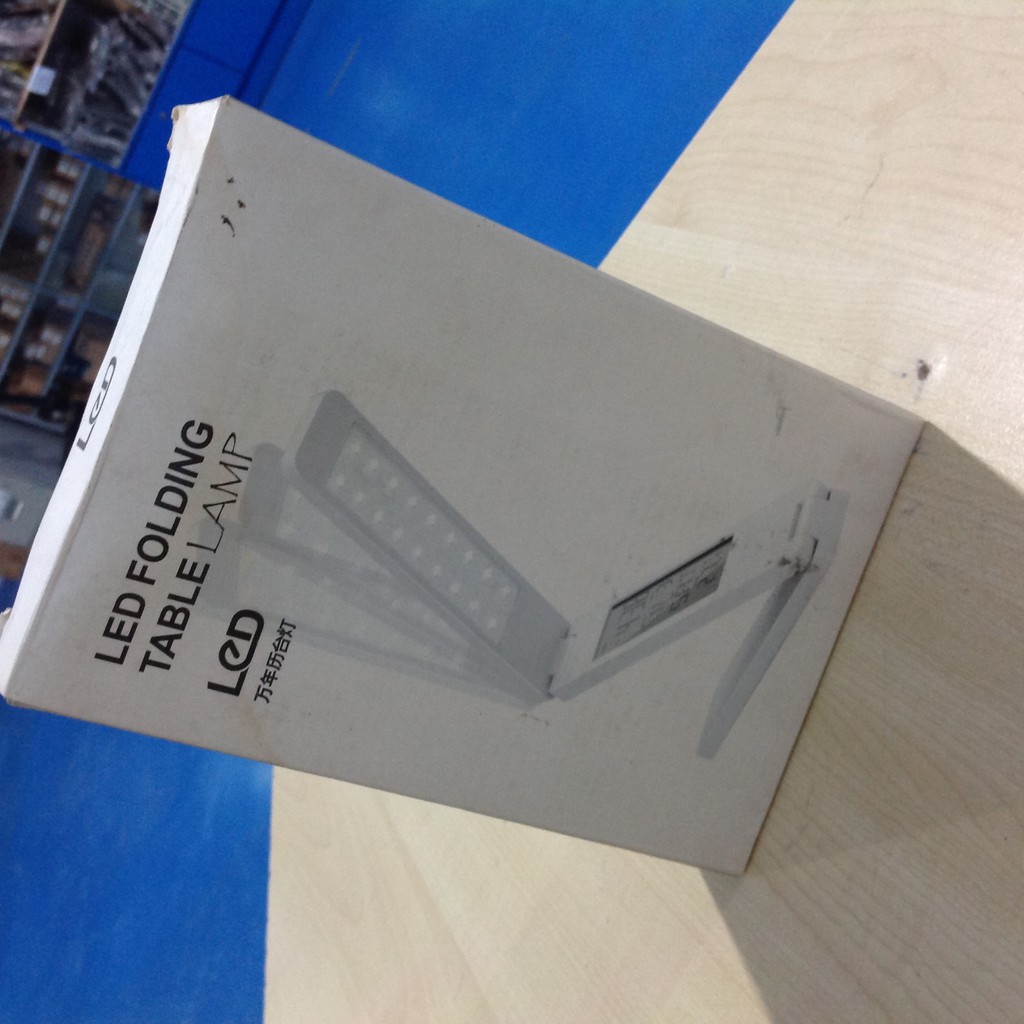 Jual LED FOLDING TABLE LAMP WITH DIGITAL CLOCK | Shopee Indonesia