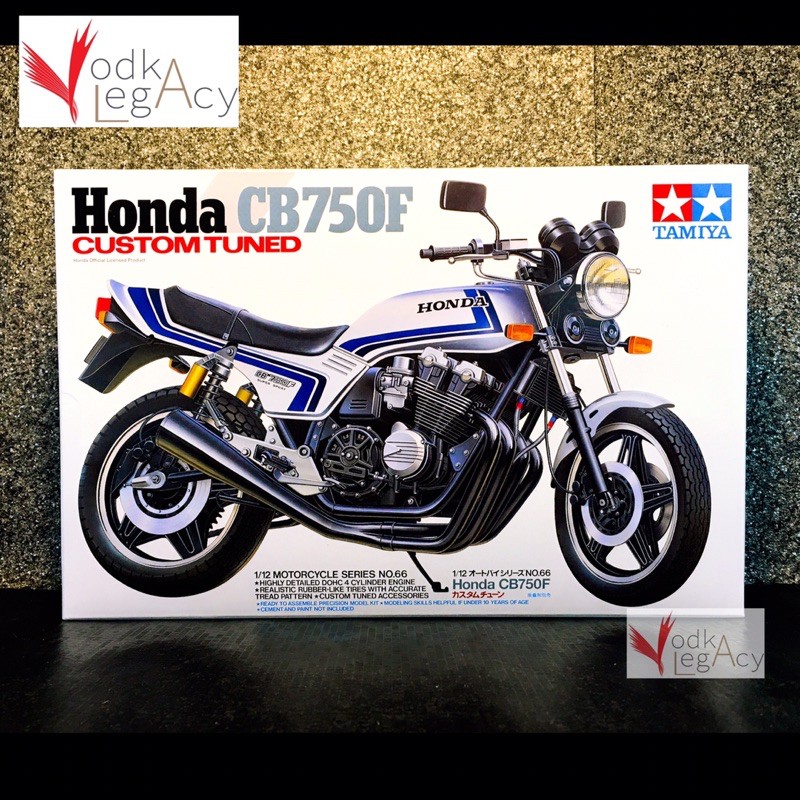 Jual Tamiya 1/12 Motorcycle Honda CB750F Custom Tuned Model Kit Mokit | Shopee Indonesia