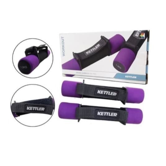 Jual Kettler Aerobic Dumbell 2kg / Pair ( 2 x 1 kg ) Barbel Senam ...
