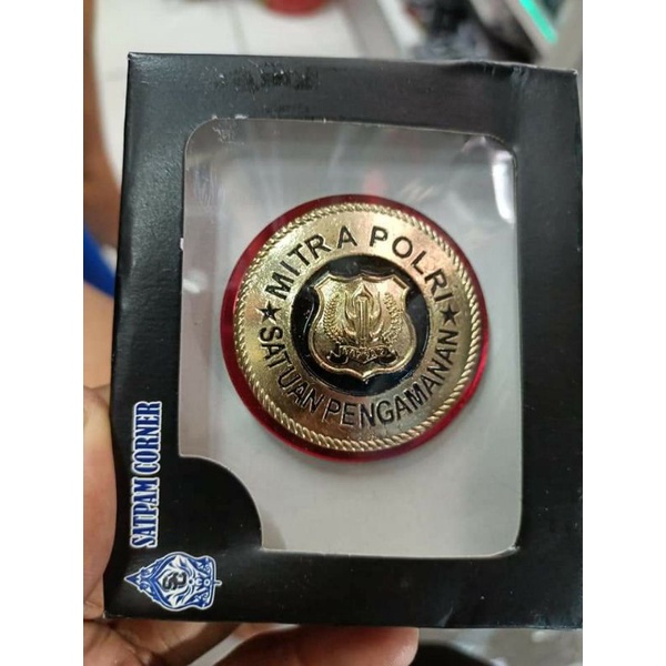 Jual pin satpam mitra polri | Shopee Indonesia