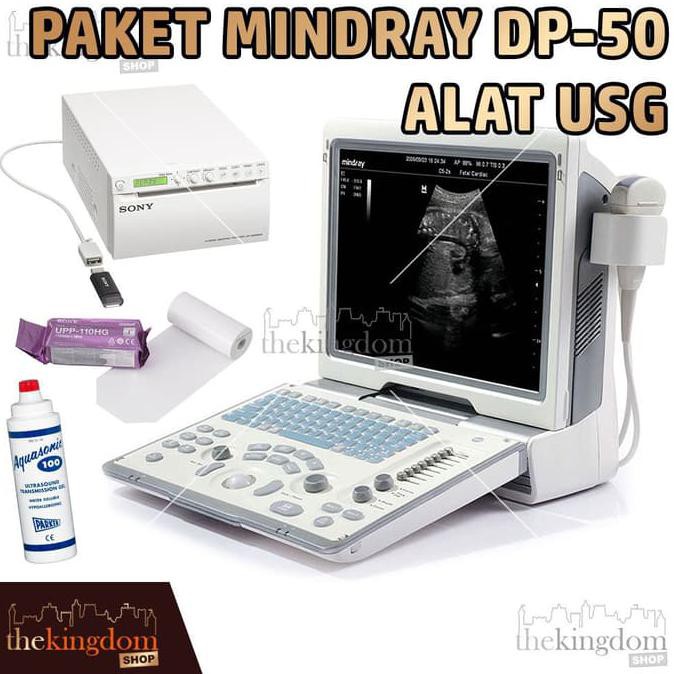 Jual Paket Mindray DP-50 Alat USG DP50 + PRINTER + KERTAS THERMAL + GEL ...