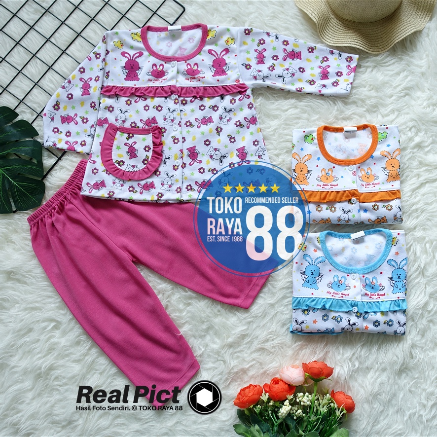 Jual [SPY-RF64] TOKO RAYA 88, Setelan Baju Bayi 3 - 18 Bulan, RED ...