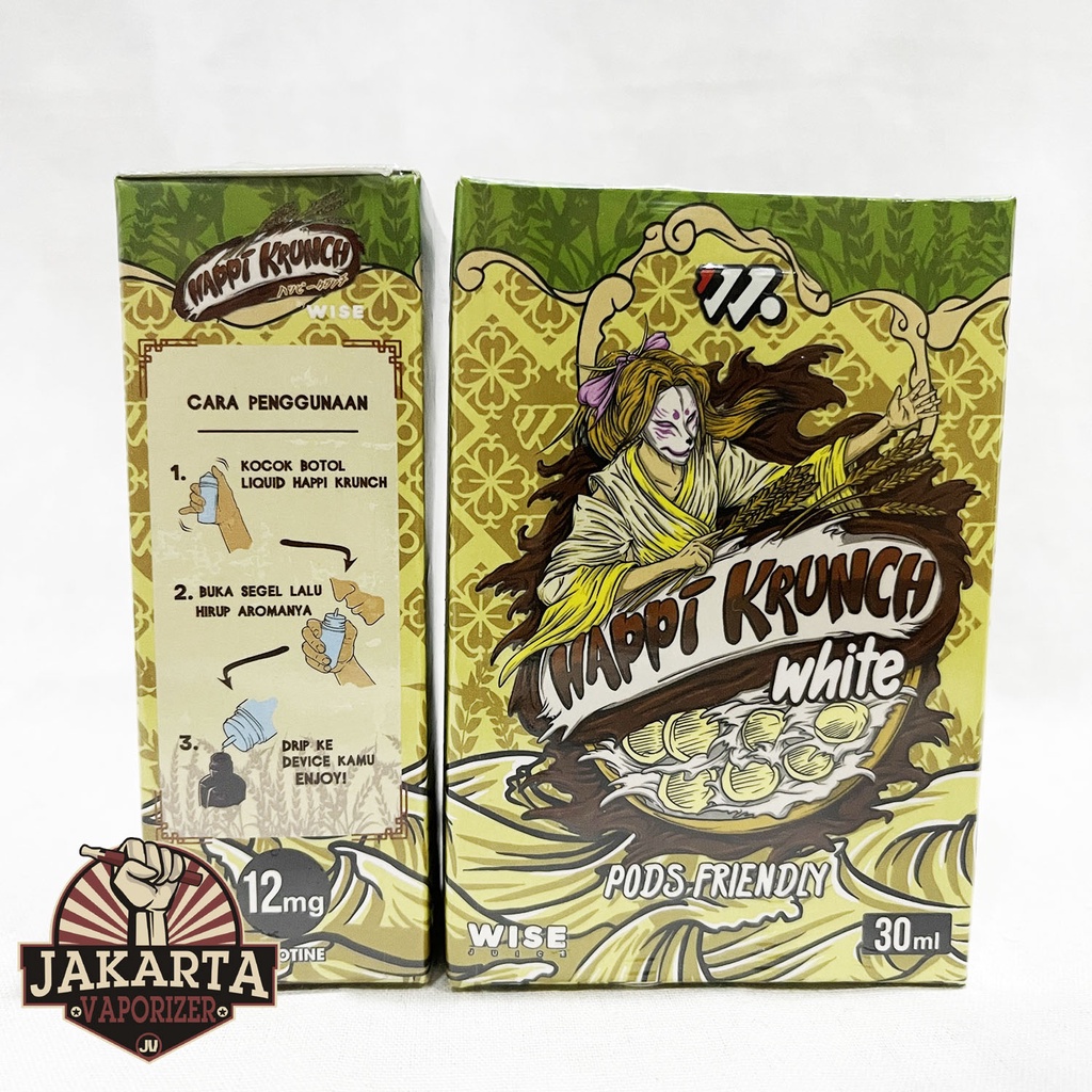 Jual PODS FRIENDLY HAPPI KRUNCH WHITE V2 PODS 30ML BY WISE X ...