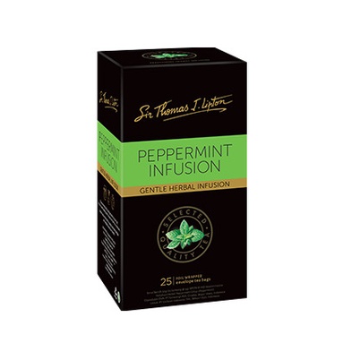 Jual Lipton Peppermint Infusion 25x1.5gr Teh celup rasa mint isi 25 bag ...