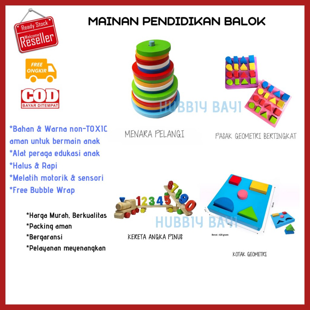Jual BEST SELLER!!!!!!!!!! Mainan Alat Peraga Edukasi anak bayi balita ...