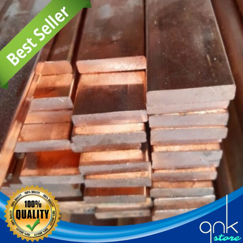 Jual Plat Tembaga Potongan 2mm x 15mm Plat Aki Tembaga Murni Panjang ...