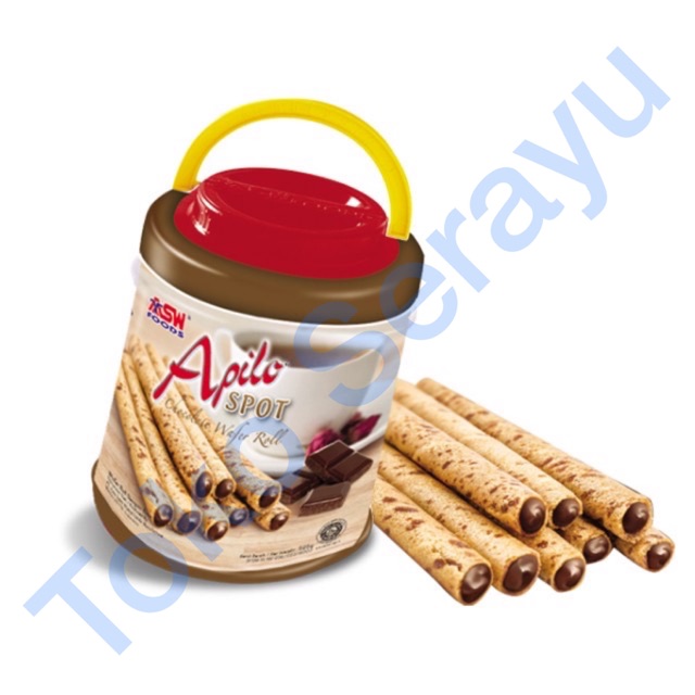 Jual Apilo Spot Wafer Roll Chocolate | Shopee Indonesia