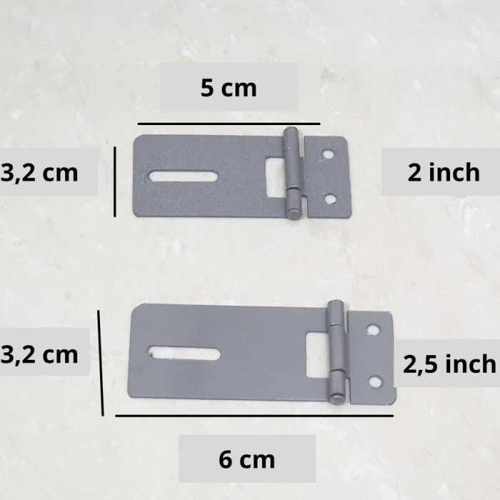 Jual Overpall Gembok Plat Besi Overpal Overpal ukuran 2 / 2.5 / 3 / 4 ...