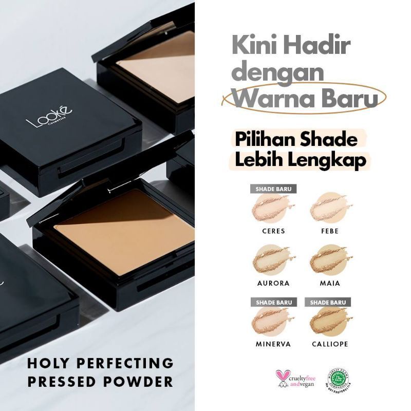 Jual Looke Holy Pefecting Pressed Powder | Shopee Indonesia