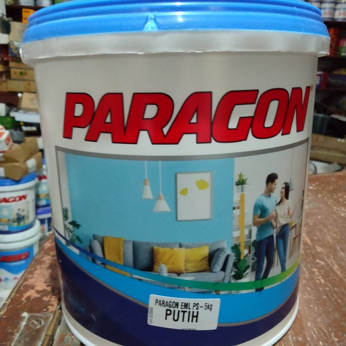 Jual cat tembok 5kg Paragon putih | Shopee Indonesia