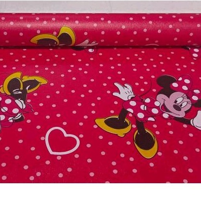 Jual Wallpaper Dinding Sticker Dinding Merah Karakter Anak Mickey Mouse ...
