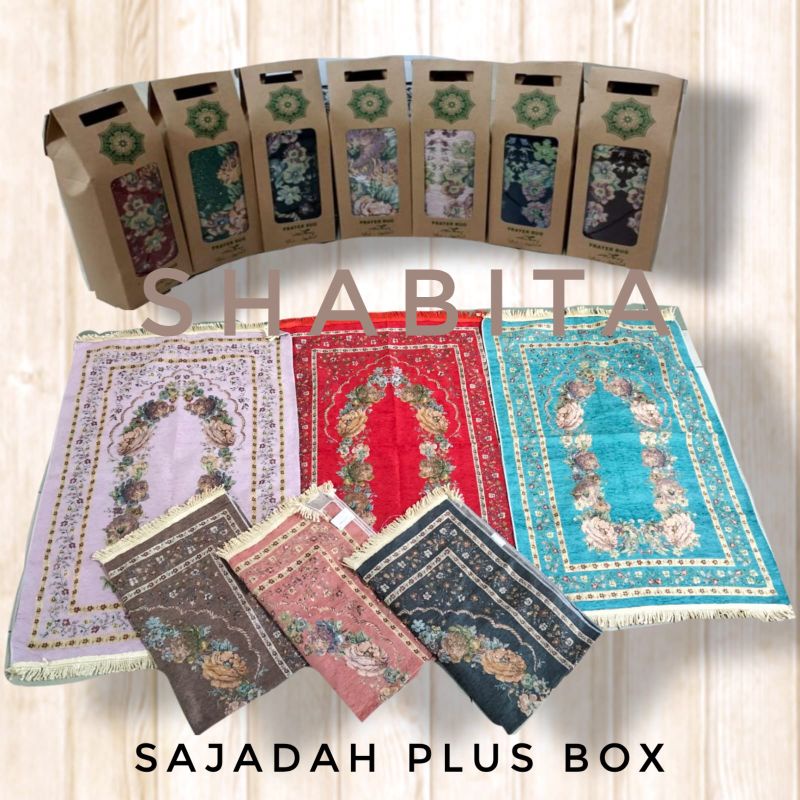 Jual Sajadah Turki plus box rumbay tambang 70X110 cantik dan mewah ...