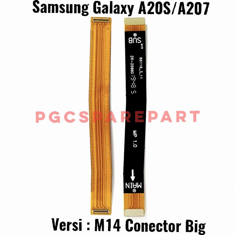Jual Original Flexible Konektor Board ke Charger Samsung Galaxy A20S A207 Versi M14 Conector Big ...
