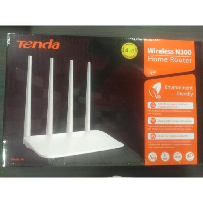 Jual Tenda F6 Router Wireless N300 Easy Setup Router | Shopee Indonesia