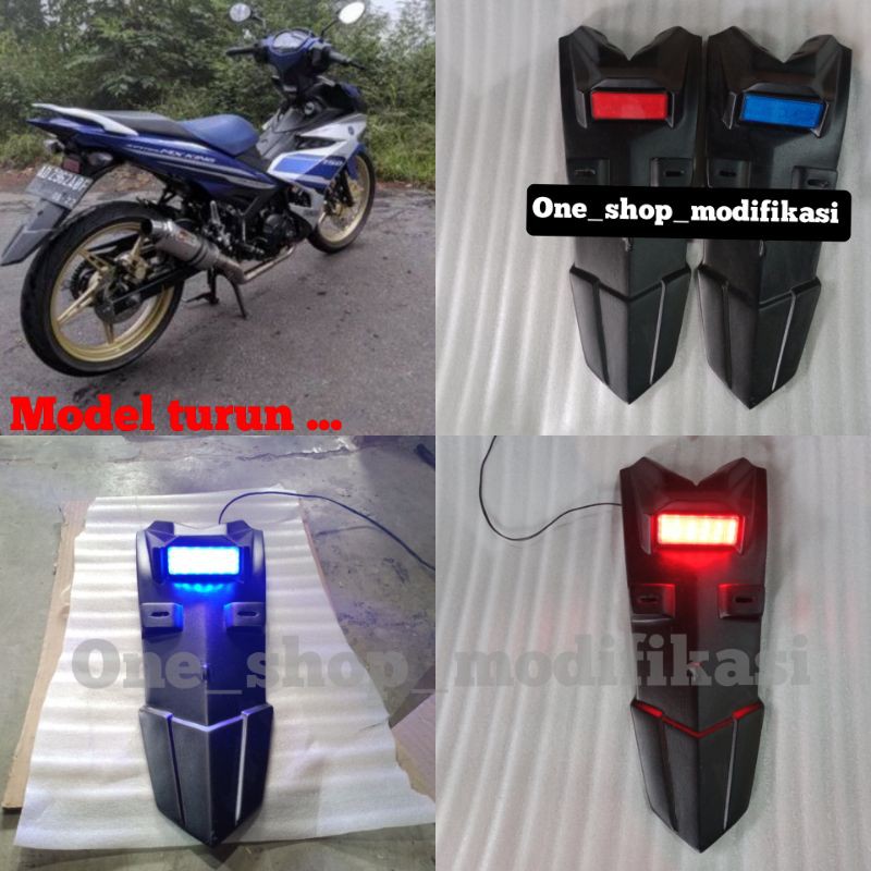 Jual Spakbor exciter mx king model turun LED | Shopee Indonesia